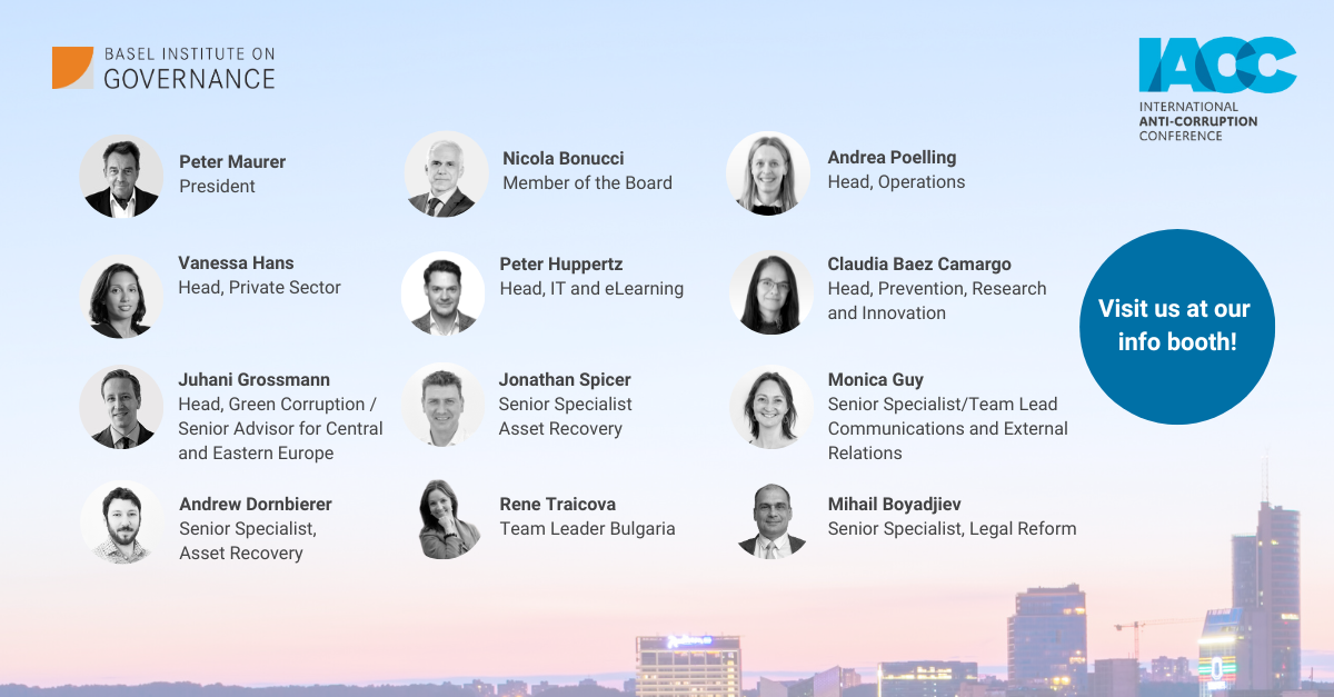 21st International Anti-Corruption Conference (IACC) | Basel Institute ...